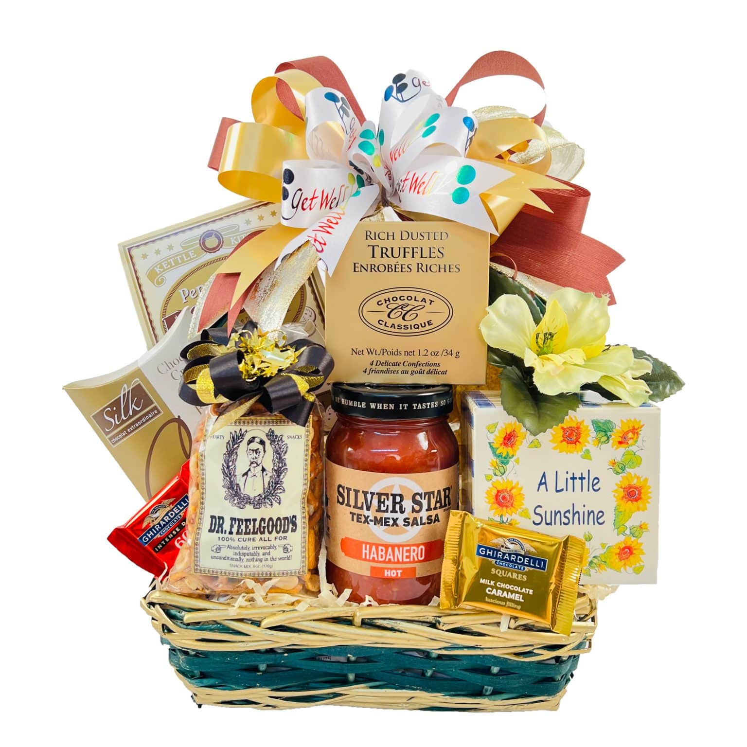 Get Well Soon Gift Basket - Executive Baskets